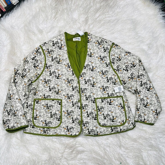 Disney | Jackets & Coats | Disney Bambi Quilted Jacket Size 2x Bambi ...
